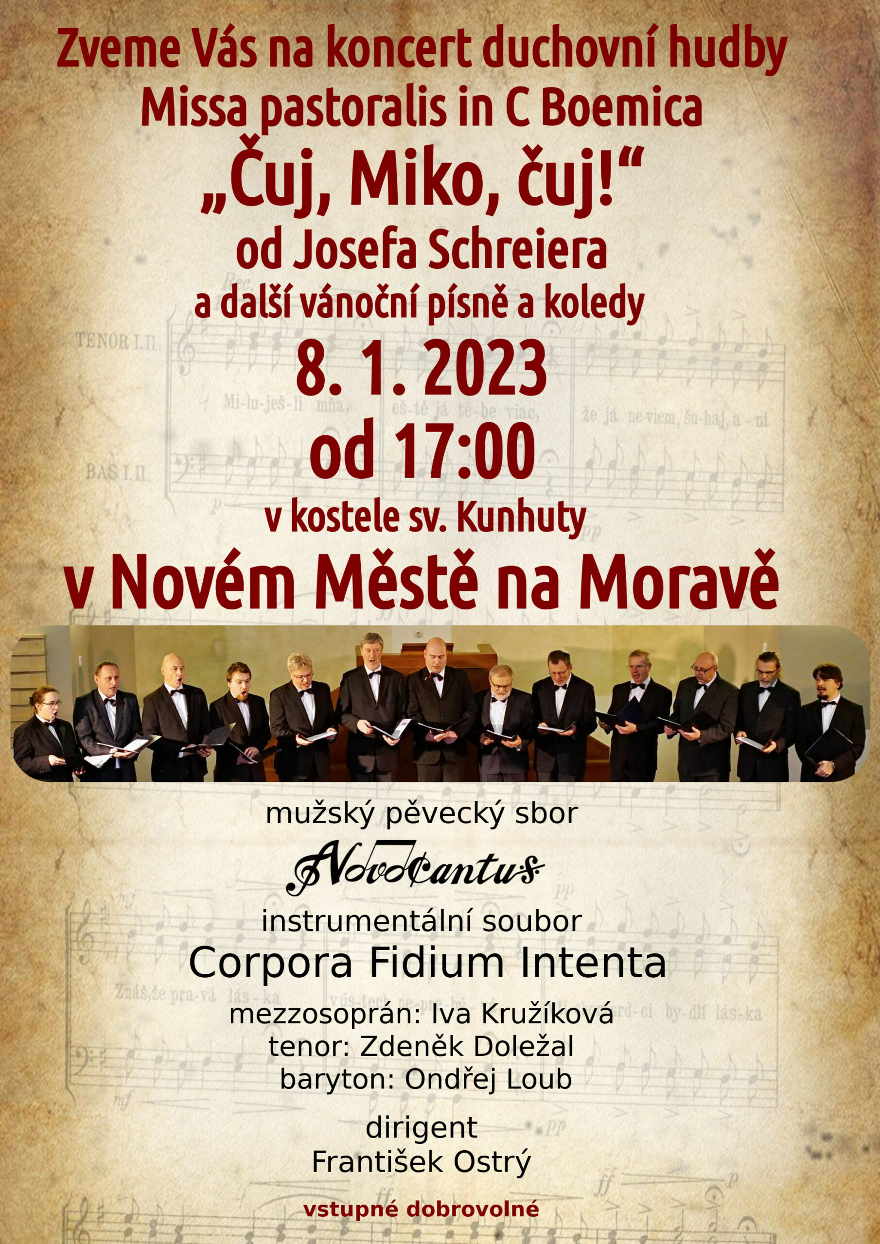 NOVOROČNÍ KONCERT – Farnost Nové Město na Moravě