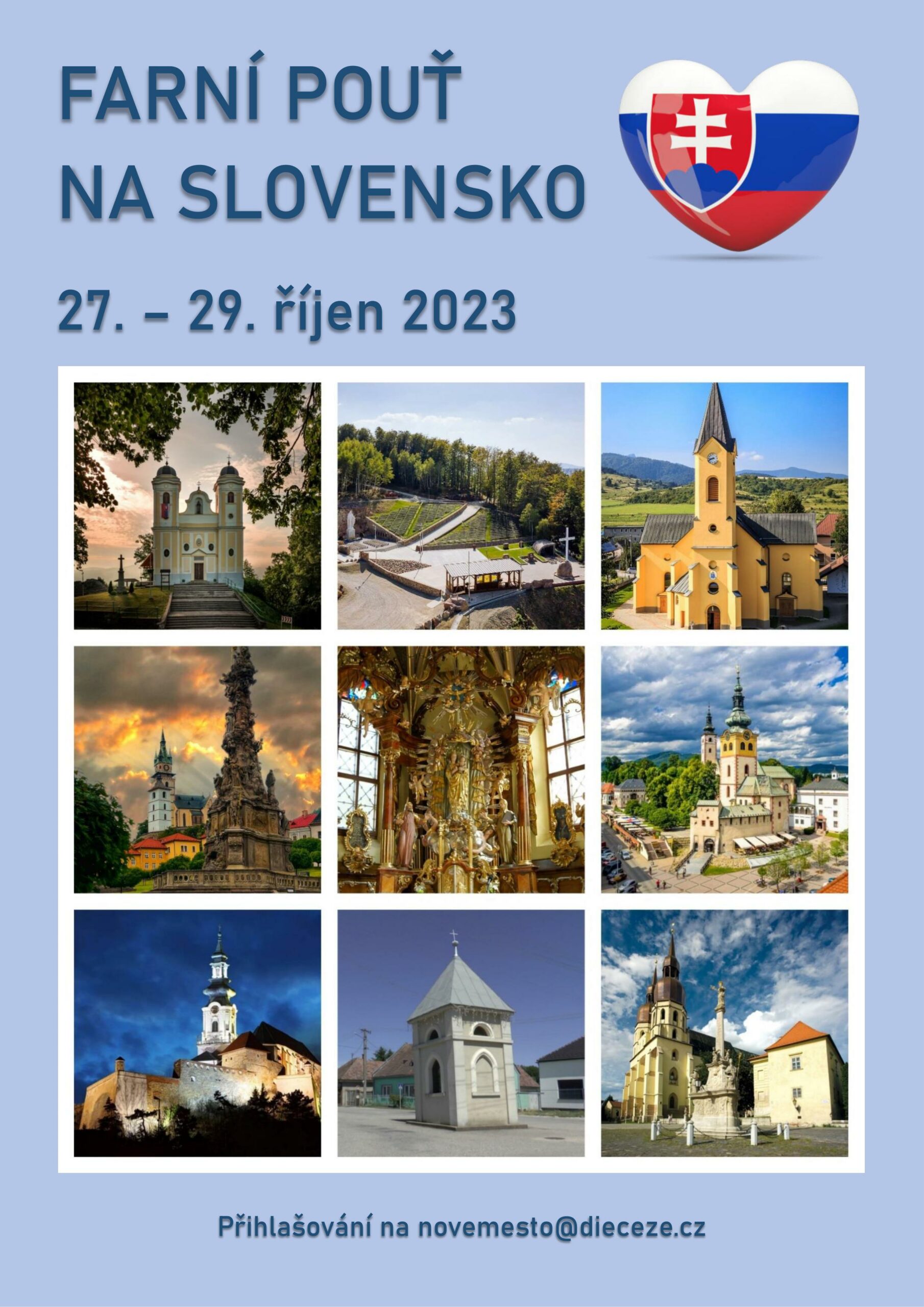 FARNÍ POUŤ NA SLOVENSKO – Farnost Nové Město na Moravě